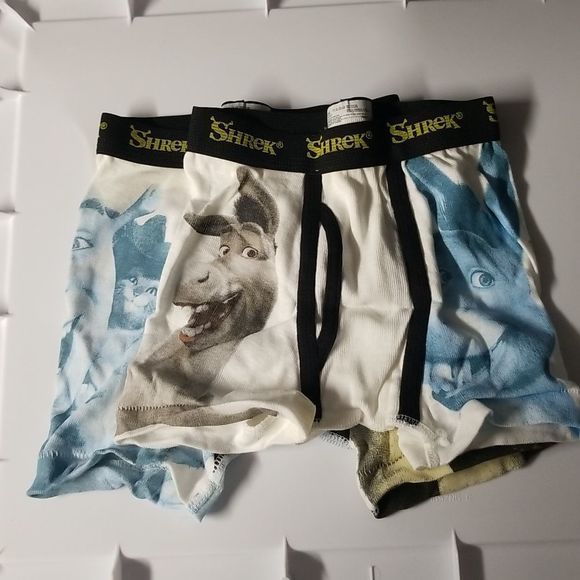 Hanes | Accessories | Dreamworkshanesshrek Donkey Boxer Briefs Size 4 ...